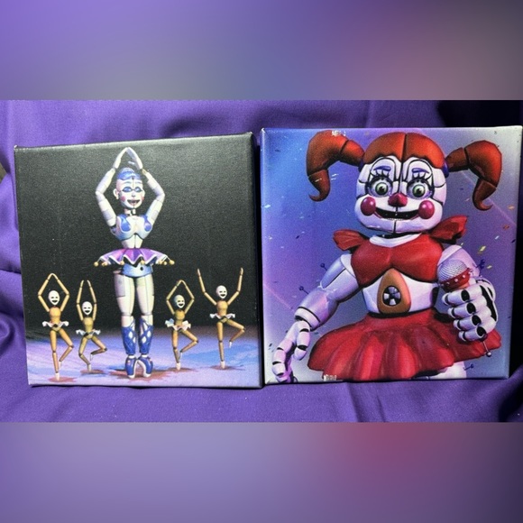 Art | Two Animatronic Canvas Print Art Work | Poshmark
